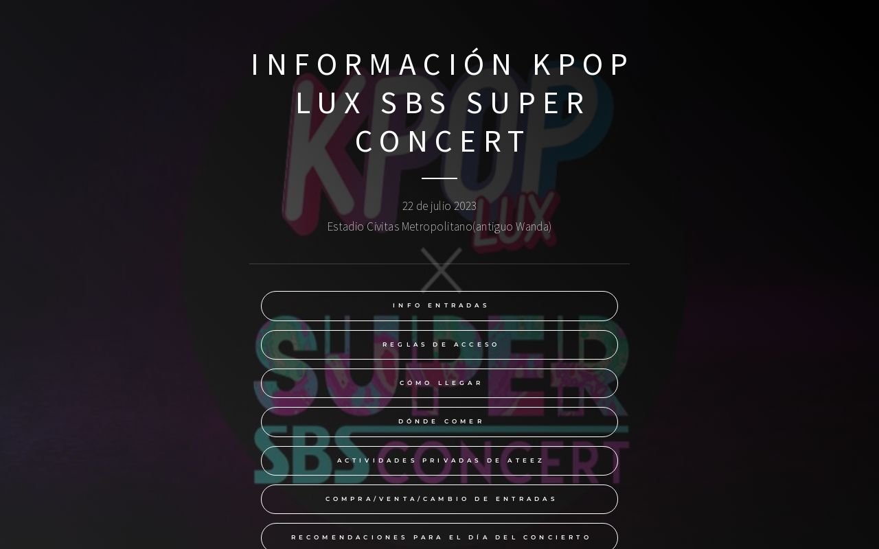 ATEEZ Kpop Lux Madrid